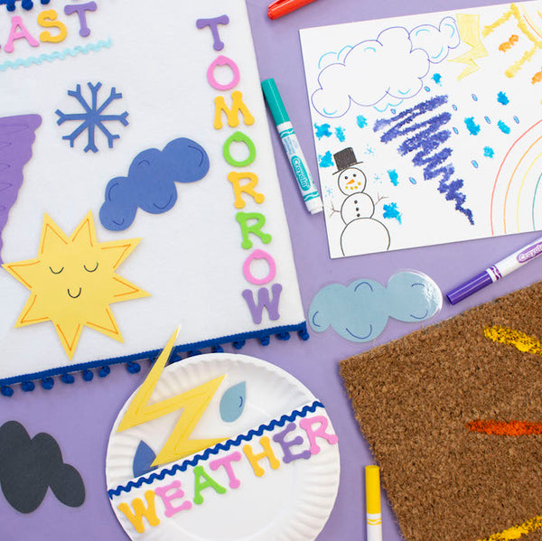 3 Weather Themed Crafts – Craft Box Girls