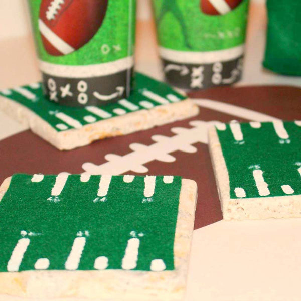 DIY Football Coasters – Craft Box Girls