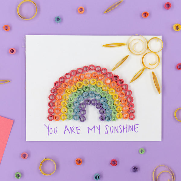 Quilled Rainbow Art – Craft Box Girls