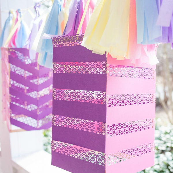 DIY Festive Paper Lanterns – Craft Box Girls
