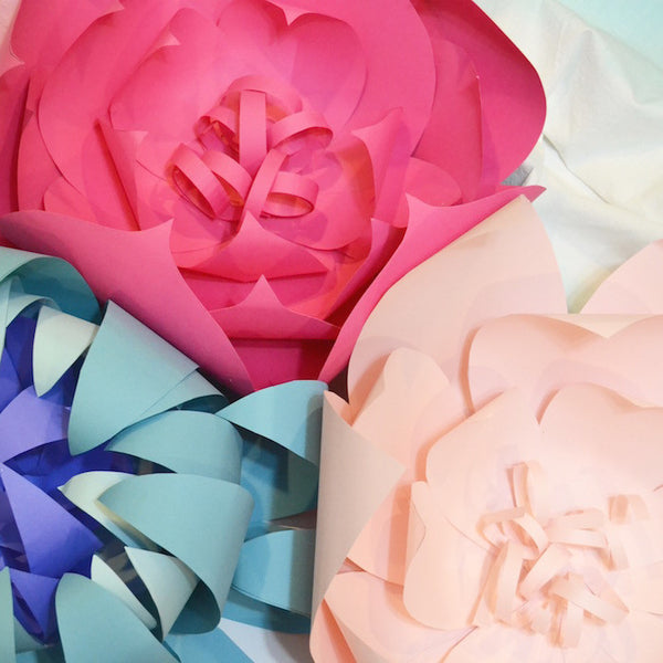 3 Party Paper Crafts - Giant Paper Flowers, Pinwheels & Lanterns ...