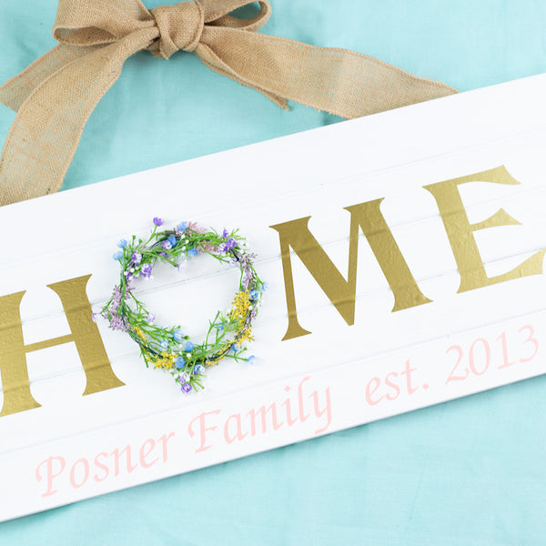 DIY Farmhouse Home Sign – Craft Box Girls