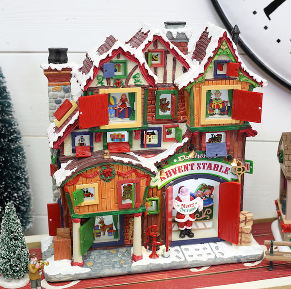 3 DIY Lemax Holiday Facades – Craft Box Girls