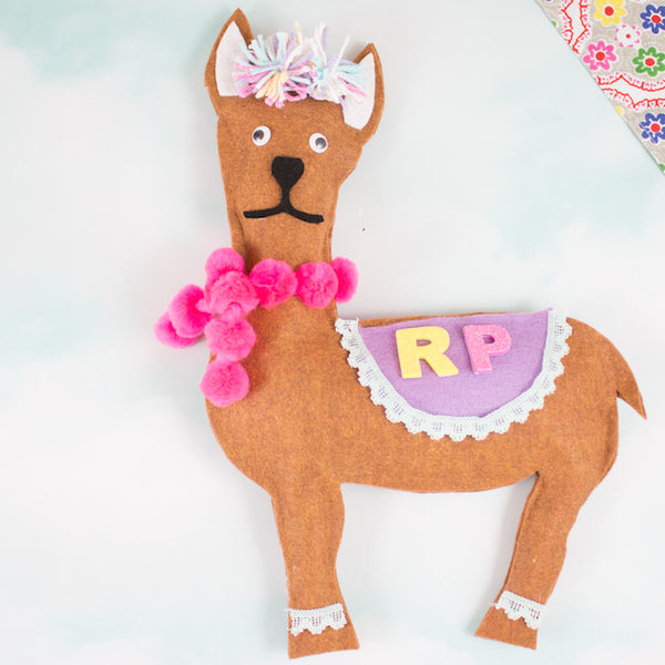 DIY Felt Llama – Craft Box Girls