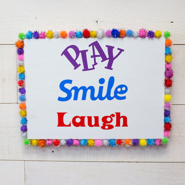 DIY Kids Playroom Sign – Craft Box Girls