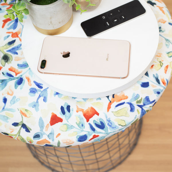 DIY Tufted Side Table – Craft Box Girls