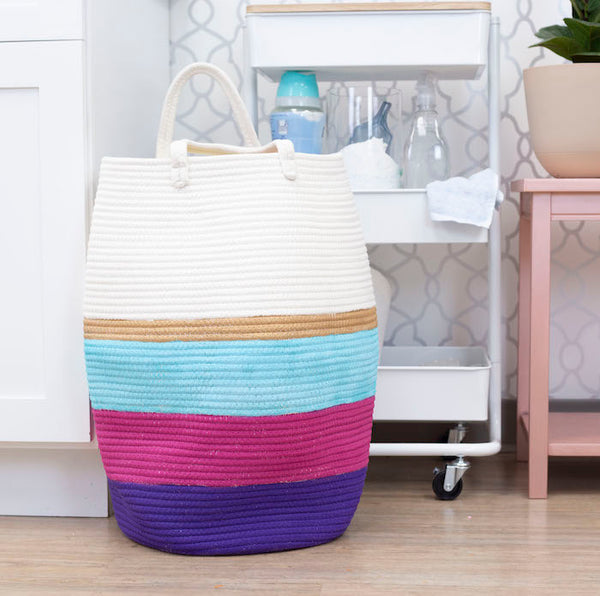 DIY Color Block Hamper – Craft Box Girls