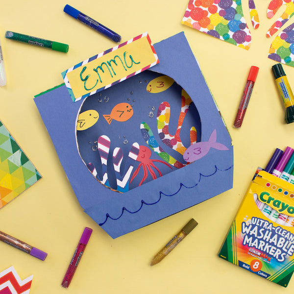 Pizza Box Fish Tank – Craft Box Girls