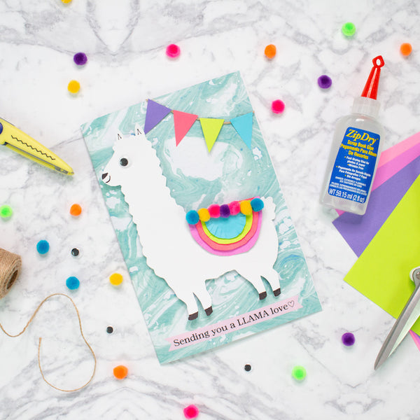 Handmade Llama Cards – Craft Box Girls