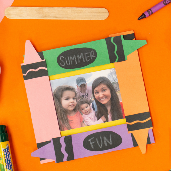 Crayon Week: Crayon Frame – Craft Box Girls