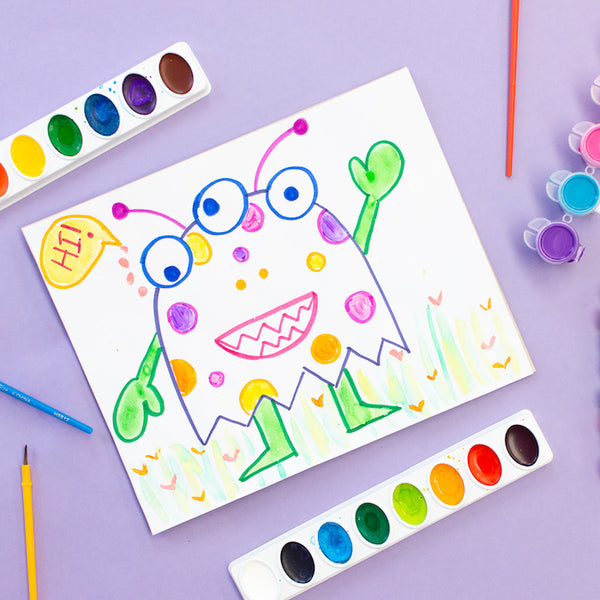 Monster Paint Along – Craft Box Girls