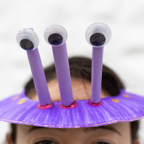 Paper Plate Monster Visor – Craft Box Girls