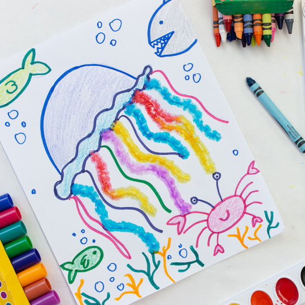 Under the Sea Salt Art – Craft Box Girls