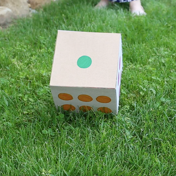 Large Cardboard Dice – Craft Box Girls