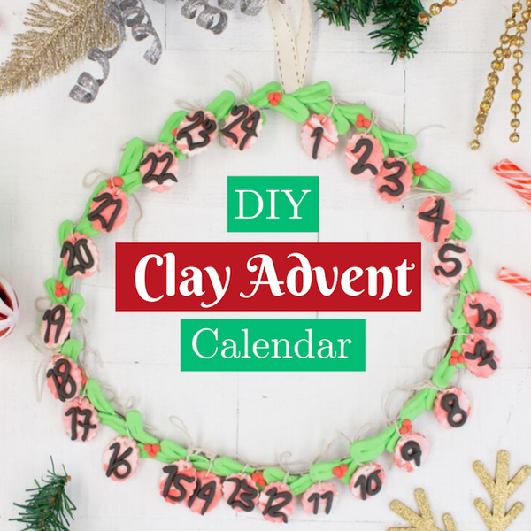 DIY Sculpey Advent Wreath – Craft Box Girls