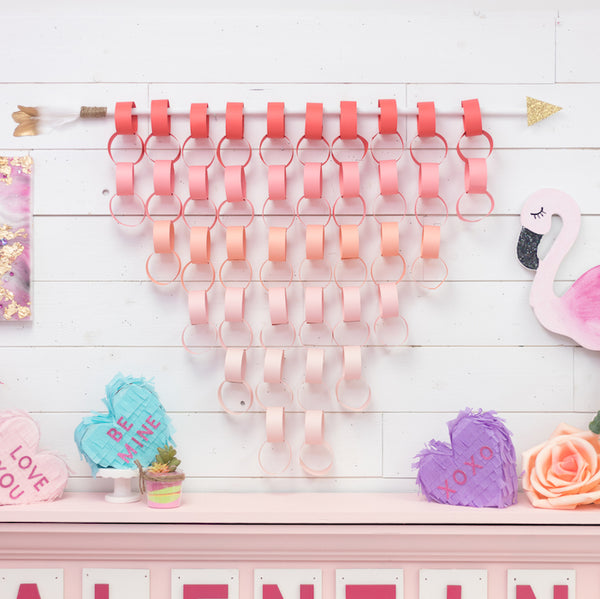 DIY Paper Chain Wall Mural – Craft Box Girls