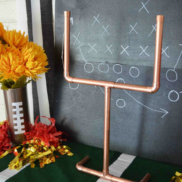 Game Day DIY Copper Goal Posts – Craft Box Girls