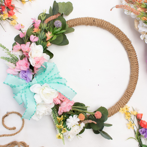 Floral Front Door Decor – Craft Box Girls