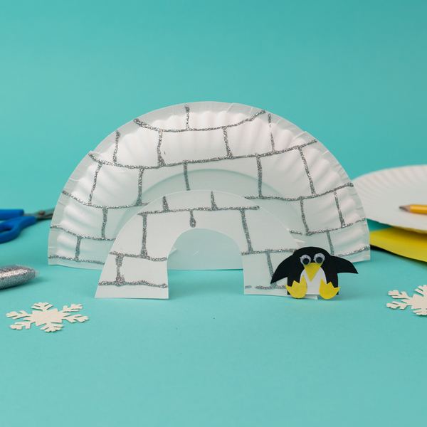 Paper Plate Igloo Craft Box Girls Paper Plate Igloo Craft Box Girls