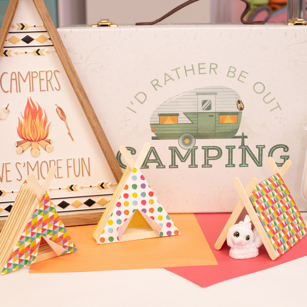 Kids Popsicle Stick Tent Craft – Craft Box Girls