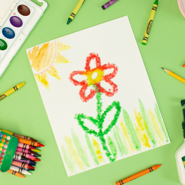 Science Week: Salt Art Flower – Craft Box Girls